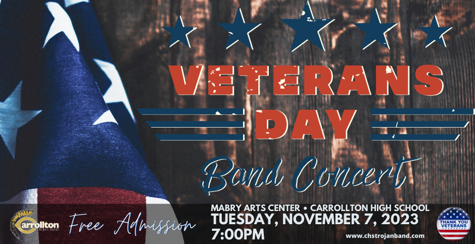 Concert, Playoff Game, and Veteran’s Day Parade! – Carrollton High ...